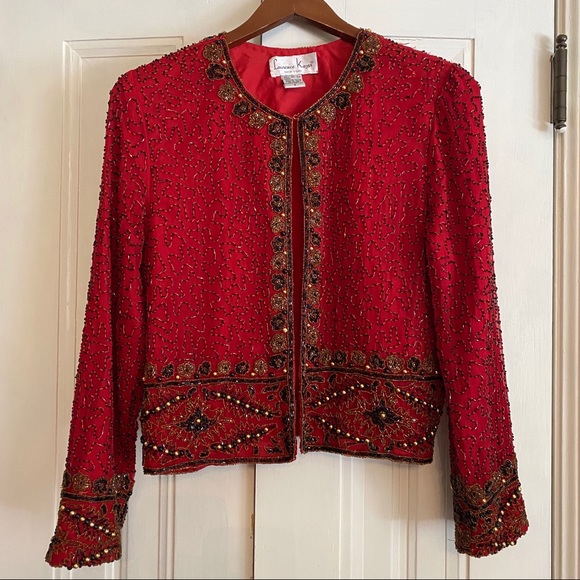 Vintage | Jackets & Coats | Vintage Beaded Formal Evening Jacket | Poshmark